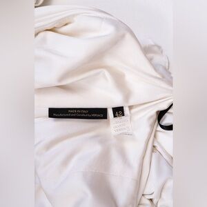 Versace | Dresses | Versace White Asymmetric Twopiece Set | Poshmark